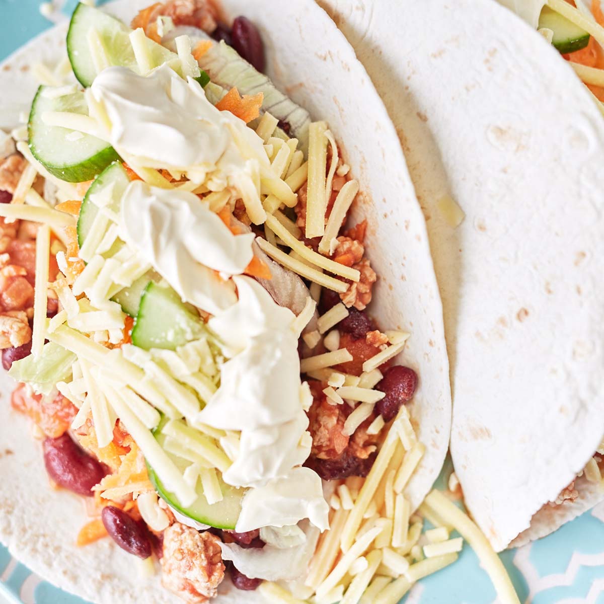 Chicken and Chilli Bean Tortilla - My Convenient Kitchen